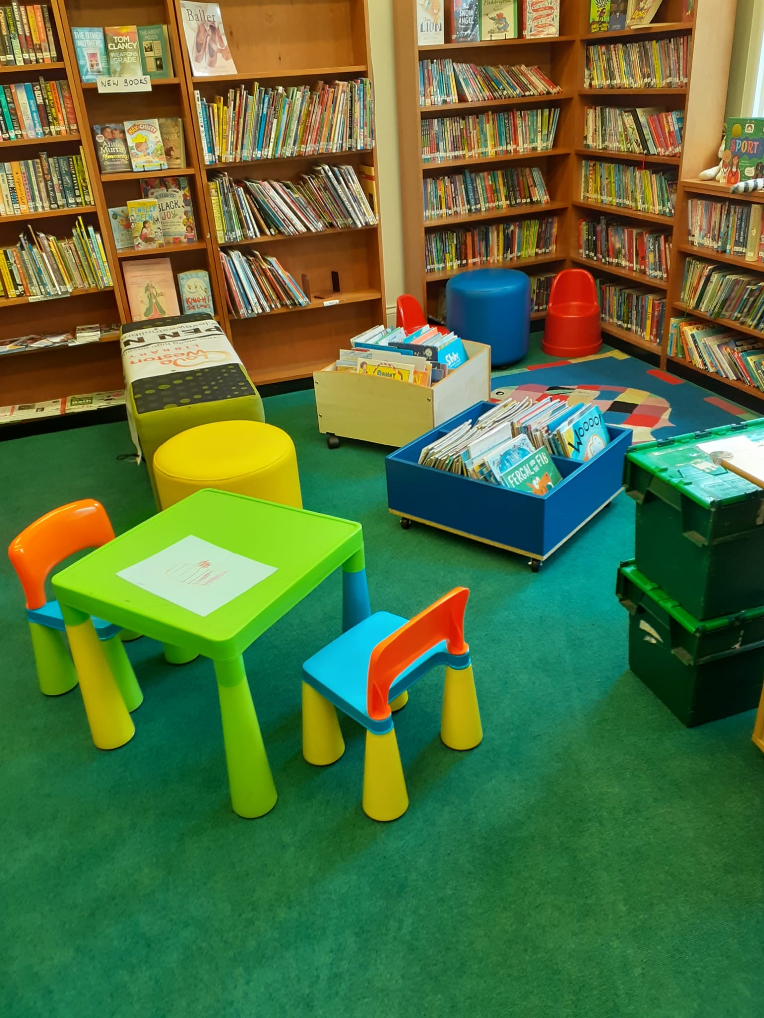 Love Weston Library gets Colourful! – Love Weston Library