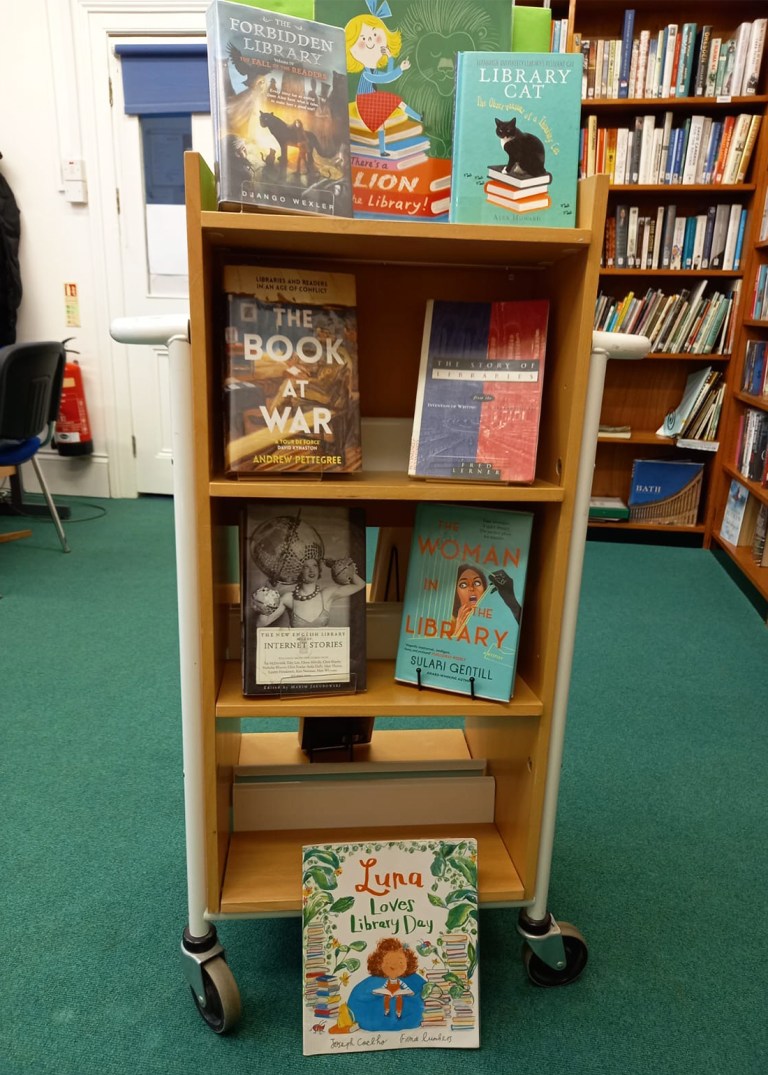 January Book Display: Celebrate our Library – Love Weston Library