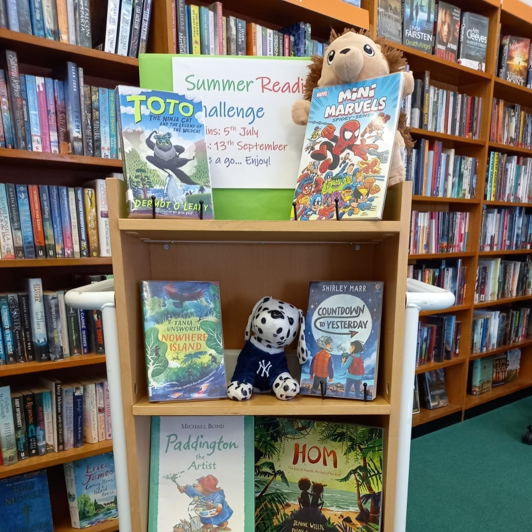 July book display: Summer reading challenge – Love Weston Library
